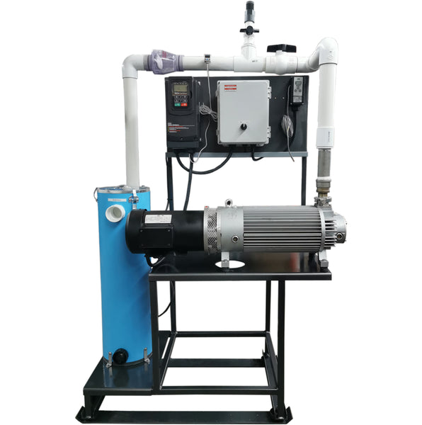 Compact vacuum pump (Electric) skid mount | Airablo maple syrup equipment